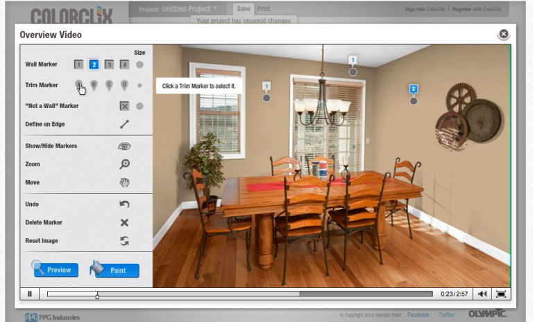 How to Virtually Re-Paint Your Room - Honeybear Lane