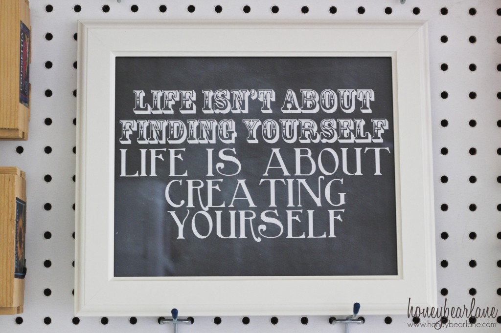 Extra Large Pegboard for Craft Room Organization