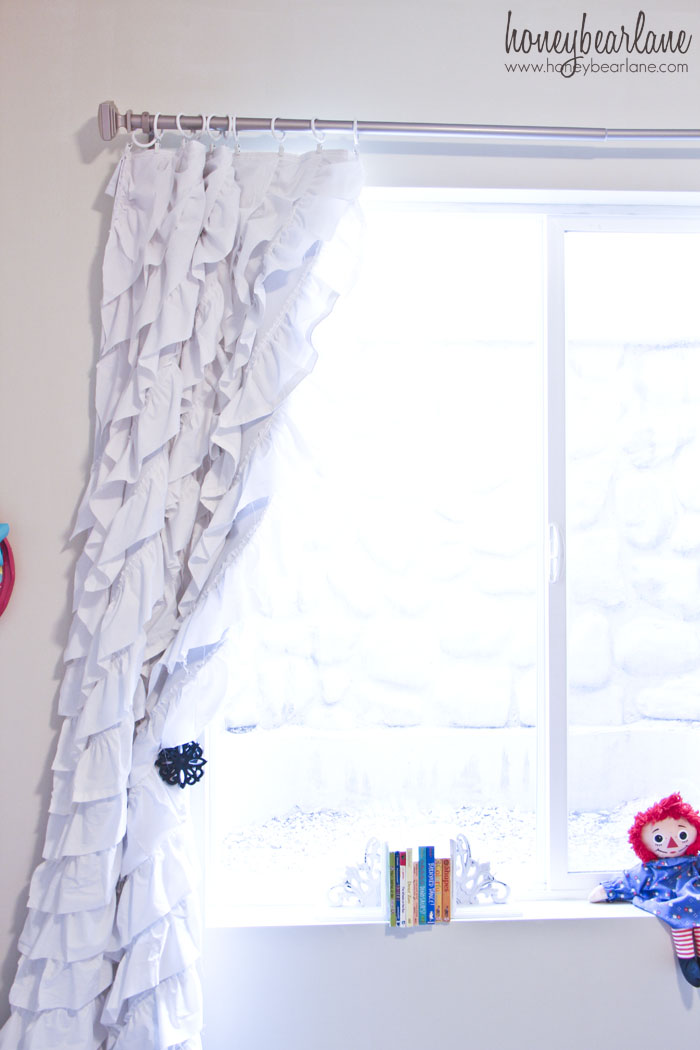 How to Make Ruffled Curtains - Honeybear Lane