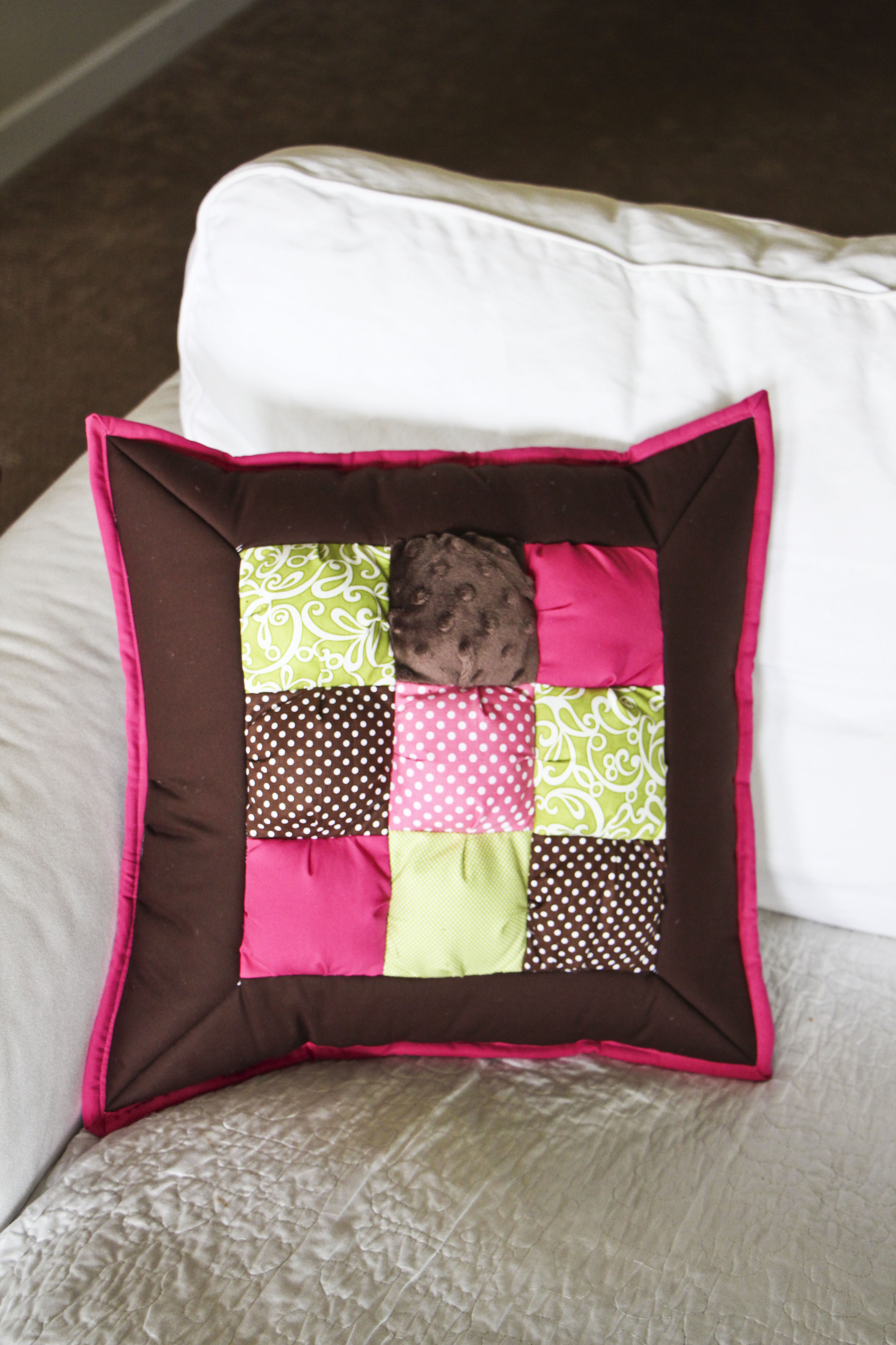 Puff Pillow Pattern & Giveaway! - Honeybear Lane