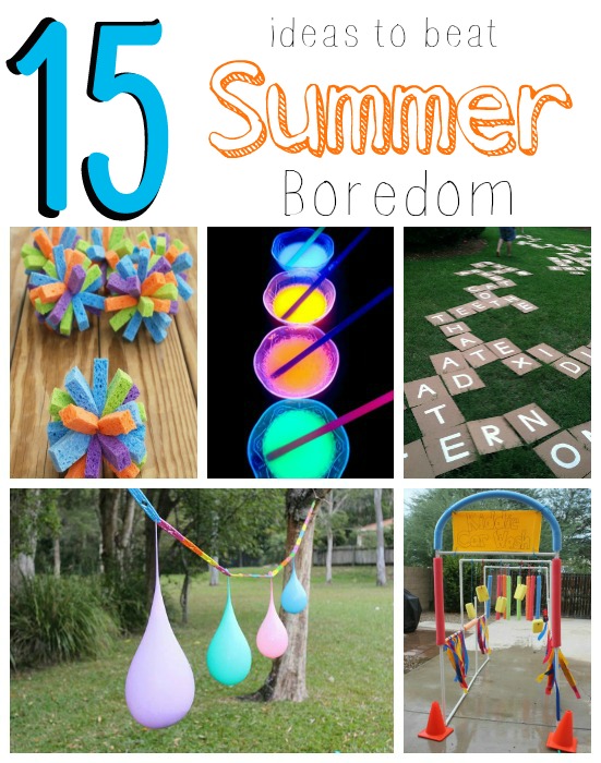 15 Summer Boredom Busters - Honeybear Lane