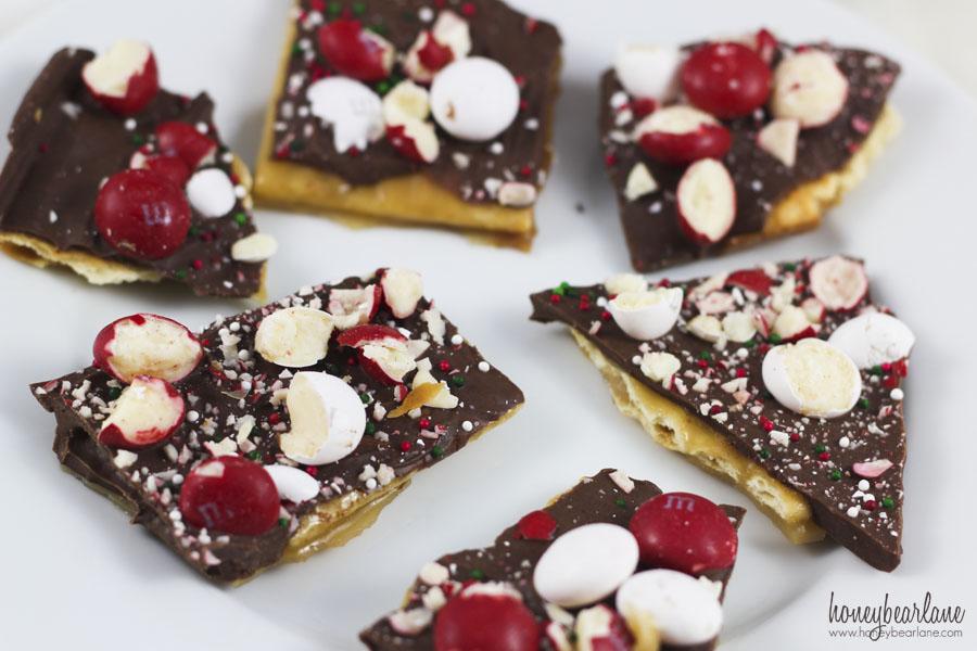 Chocolate Peppermint Crack Recipe - Honeybear Lane