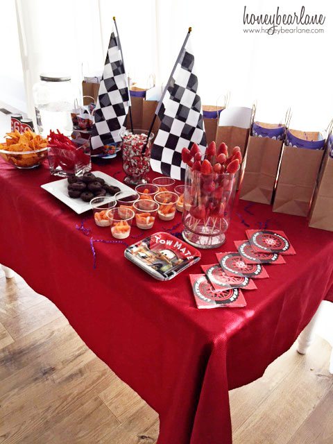 cars party food - Honeybear Lane