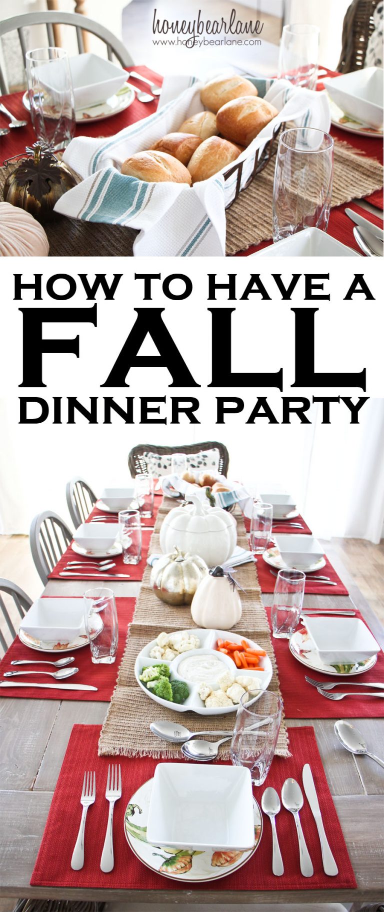 How to Have a Fall Dinner Party - Honeybear Lane