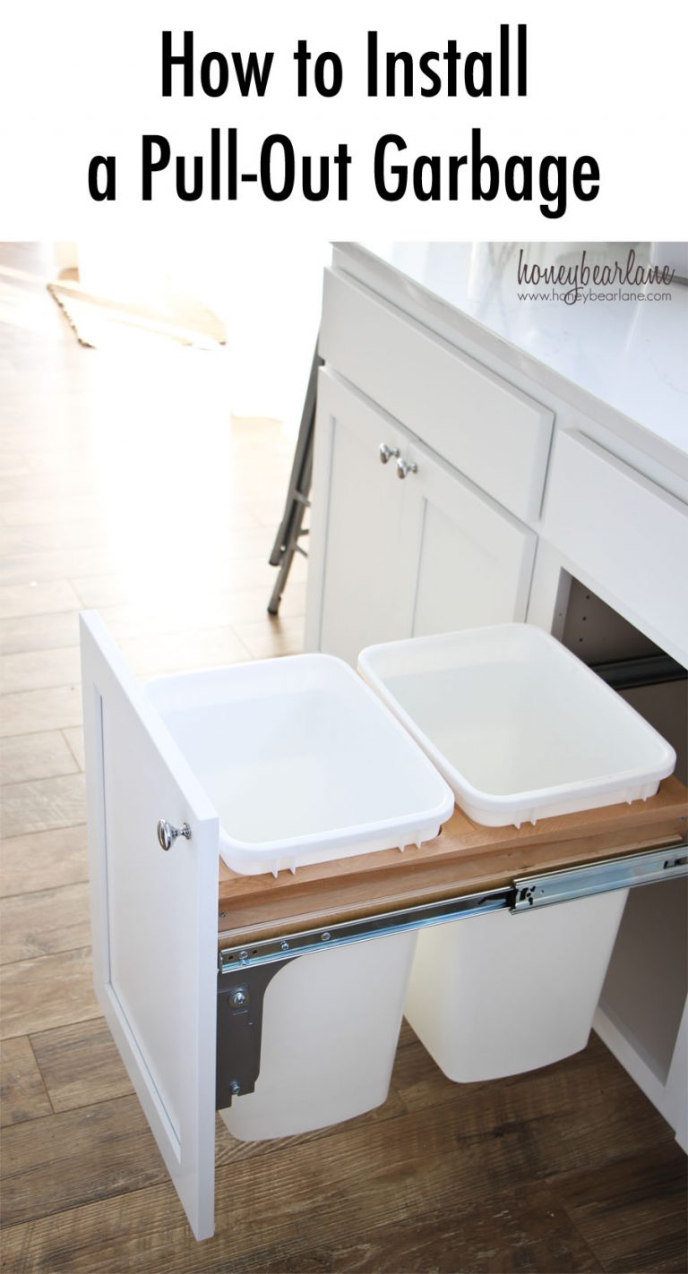 How to Install a Pull-out Garbage - Honeybear Lane
