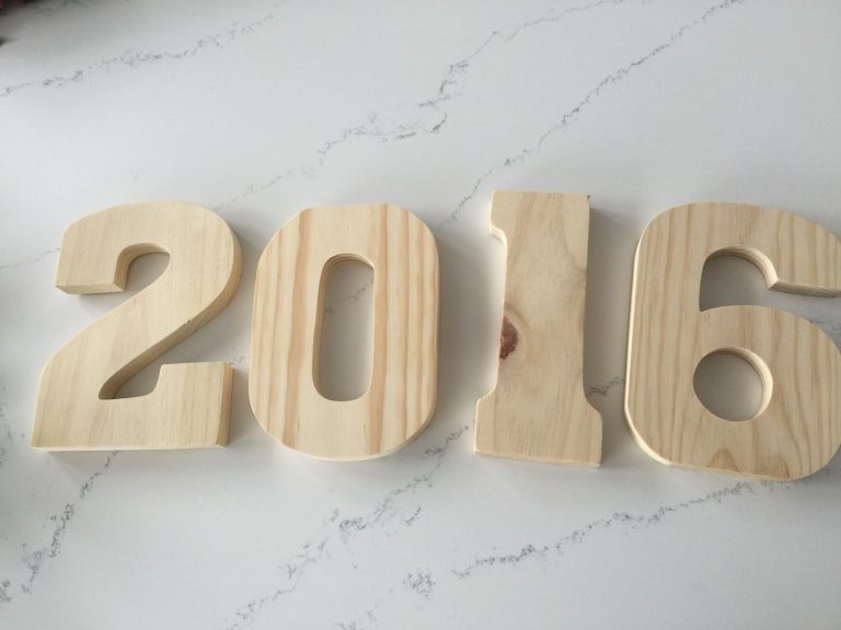 2016 Metallic Ombre Numbers - Honeybear Lane