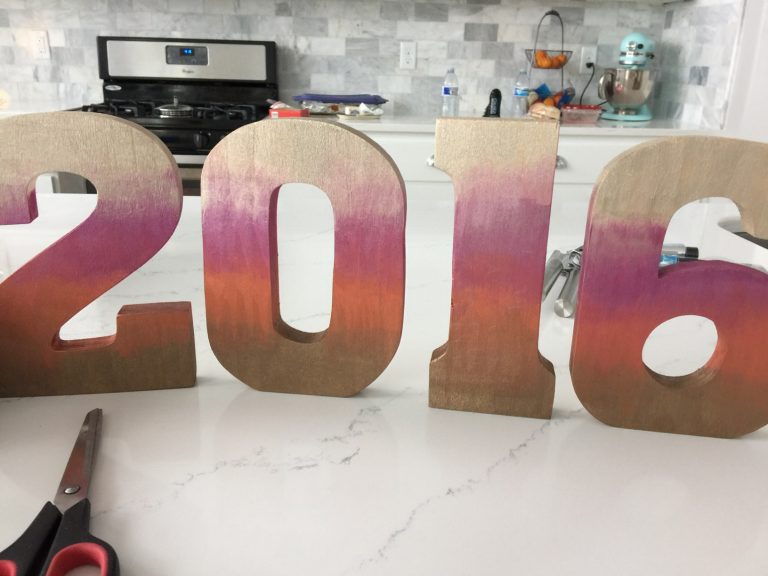 2016 Metallic Ombre Numbers - Honeybear Lane