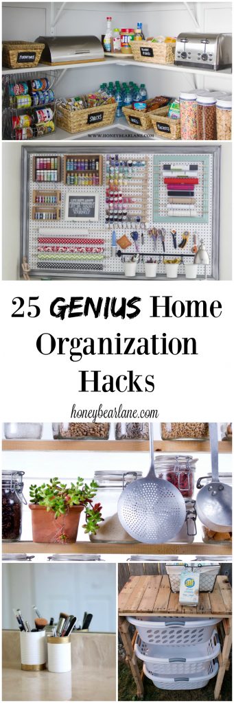 25 Way to Organize Your Whole House - Honeybear Lane