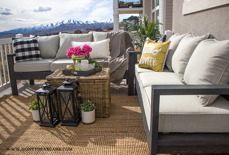 Build Your Own DIY Outdoor Furniture - Honeybear Lane