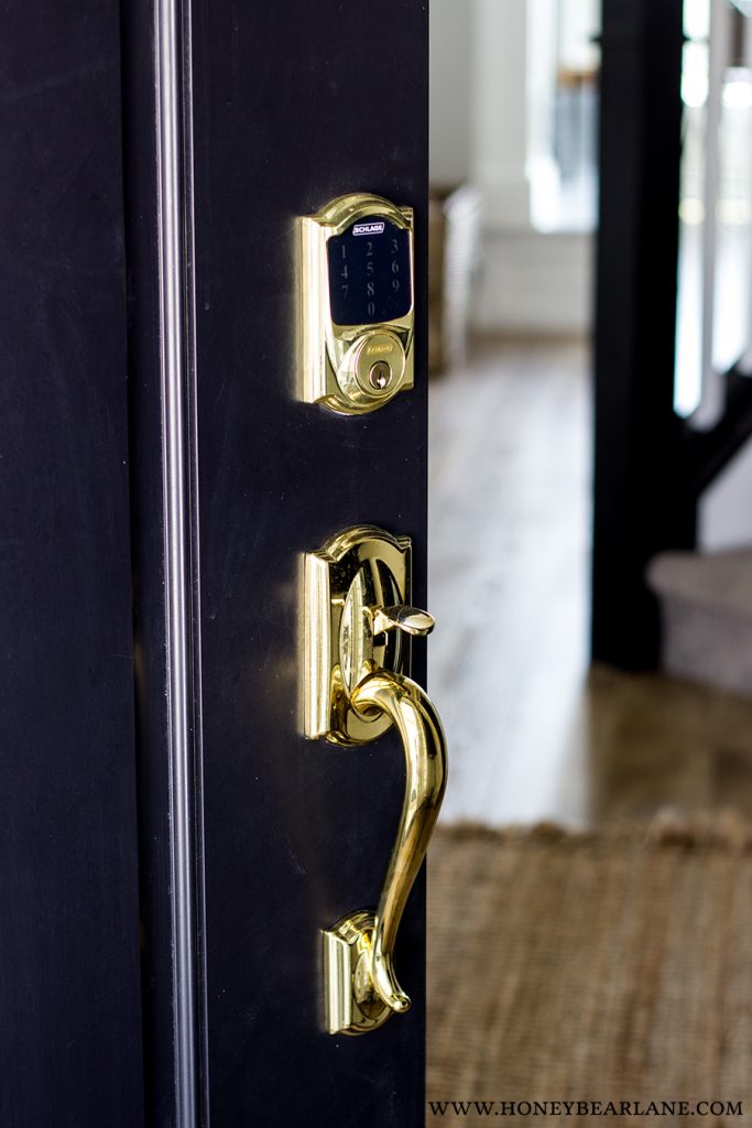 DIY Smart Front Door Hardware - Honeybear Lane