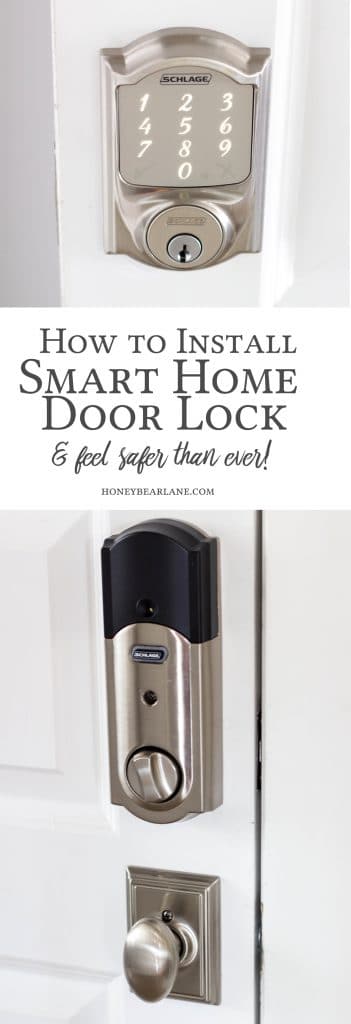 how to install smart home door lock - Honeybear Lane