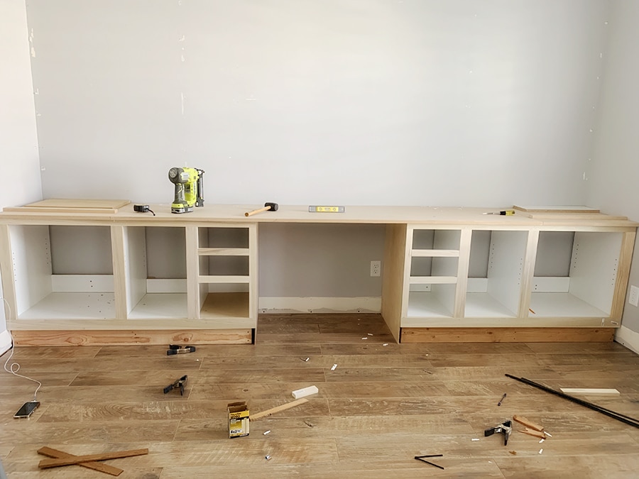 My Gorgeous DIY Office Built ins Reveal - Honeybear Lane