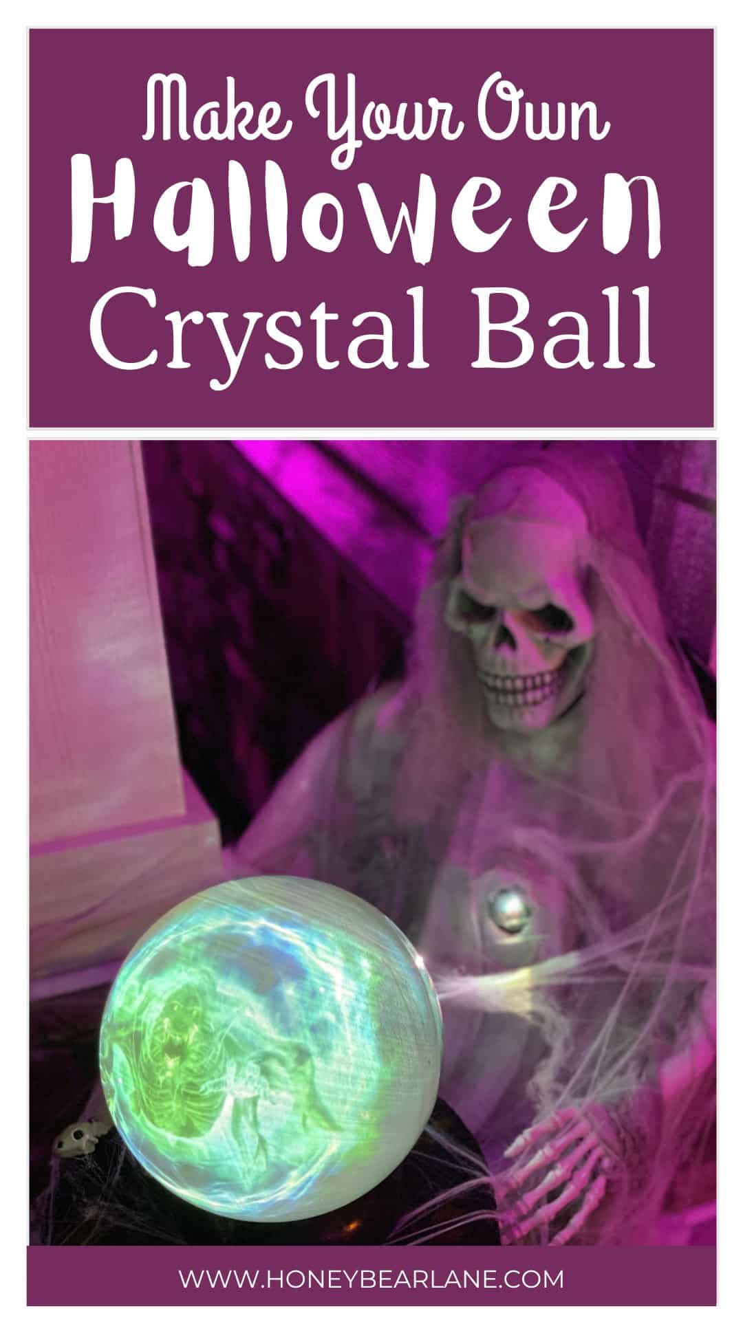 Make Your Own Halloween Crystal Ball - Honeybear Lane