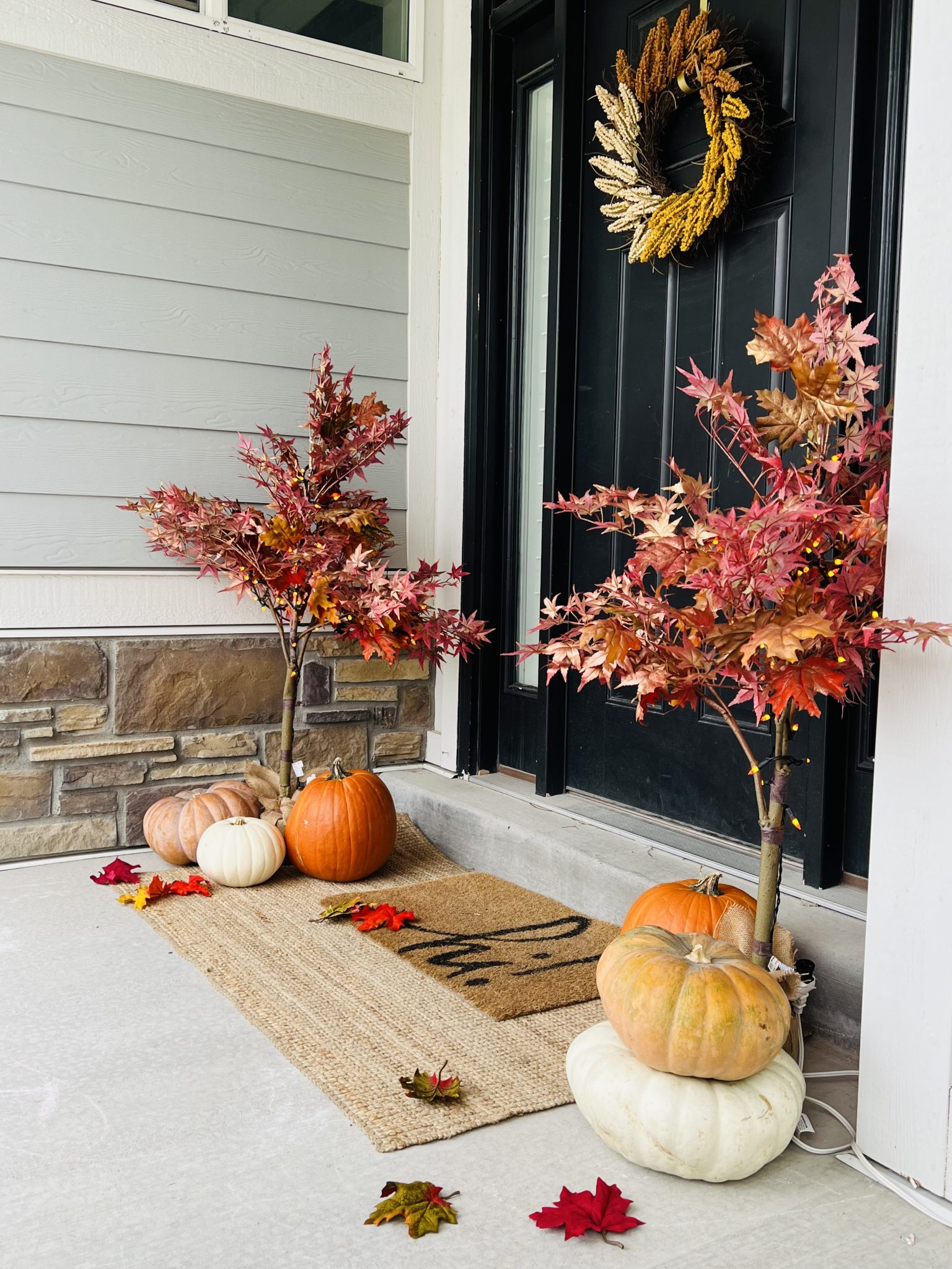 How to Have a Stunning Fall Front Porch - Honeybear Lane